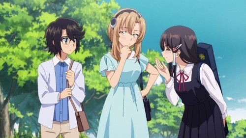 "SHY" Episode 14. Teru and Tomoko meet a runaway girl, Tennoji Ayaka, and show her around the ...