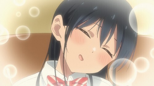 "Pseudo Harem" Episode 4. Rin is caught in a downpour and takes refuge ...