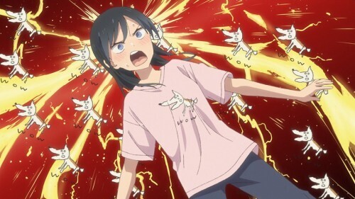 "Pseudo Harem" Episode 4. Rin is caught in a downpour and takes refuge ...